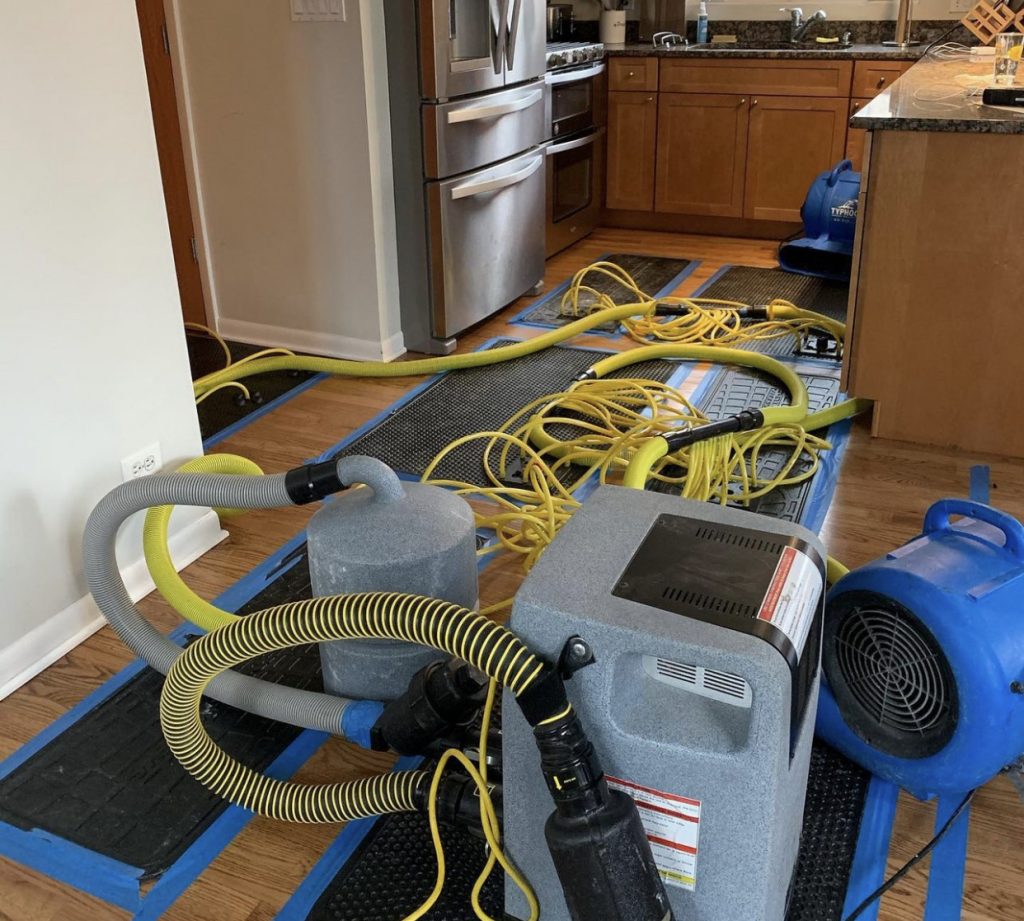 Burst Pipe and Flooded Basement Cleanup in Chicago, IL