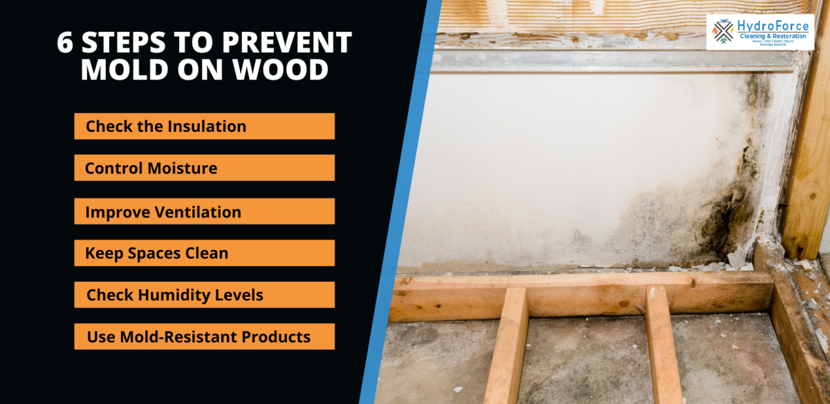 How to Remove Mold from Wood Surfaces: Step-By-Step Guide
